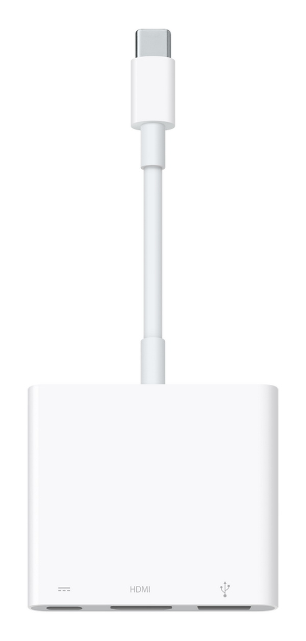 USB-C Digital AV Multiport Adapter - MUF82, White | iSTYLE.ge